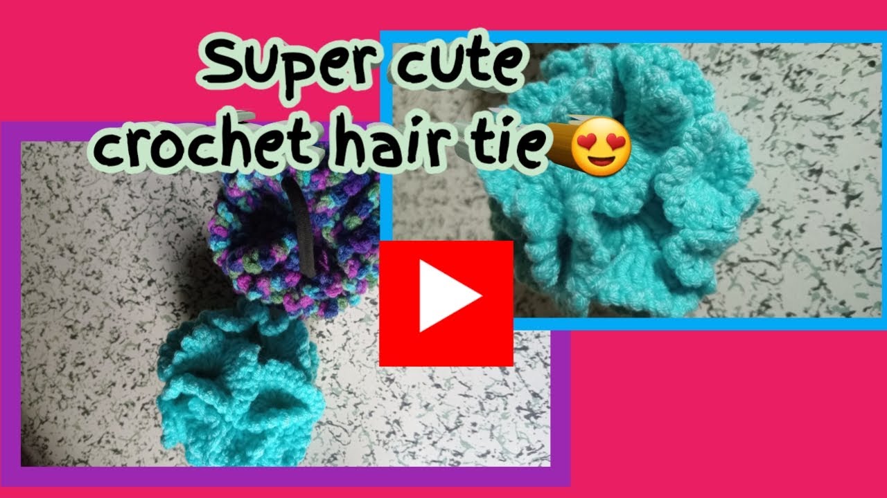 SUPER CUTE CROCHET HAIR TIE | SHOWING FINISHED OUTPUT | Merly Crochet ...