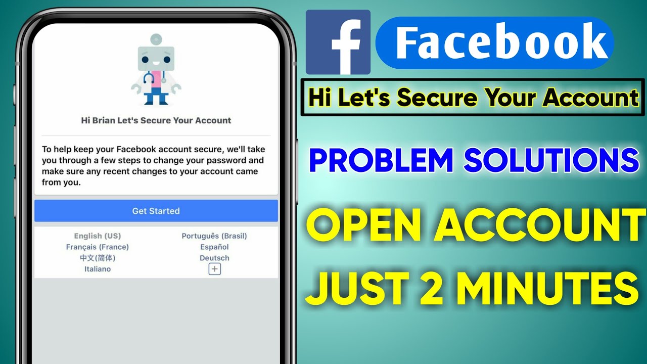 Facebook Let's Secure Your Account Problem Solutions | How To Fix ...