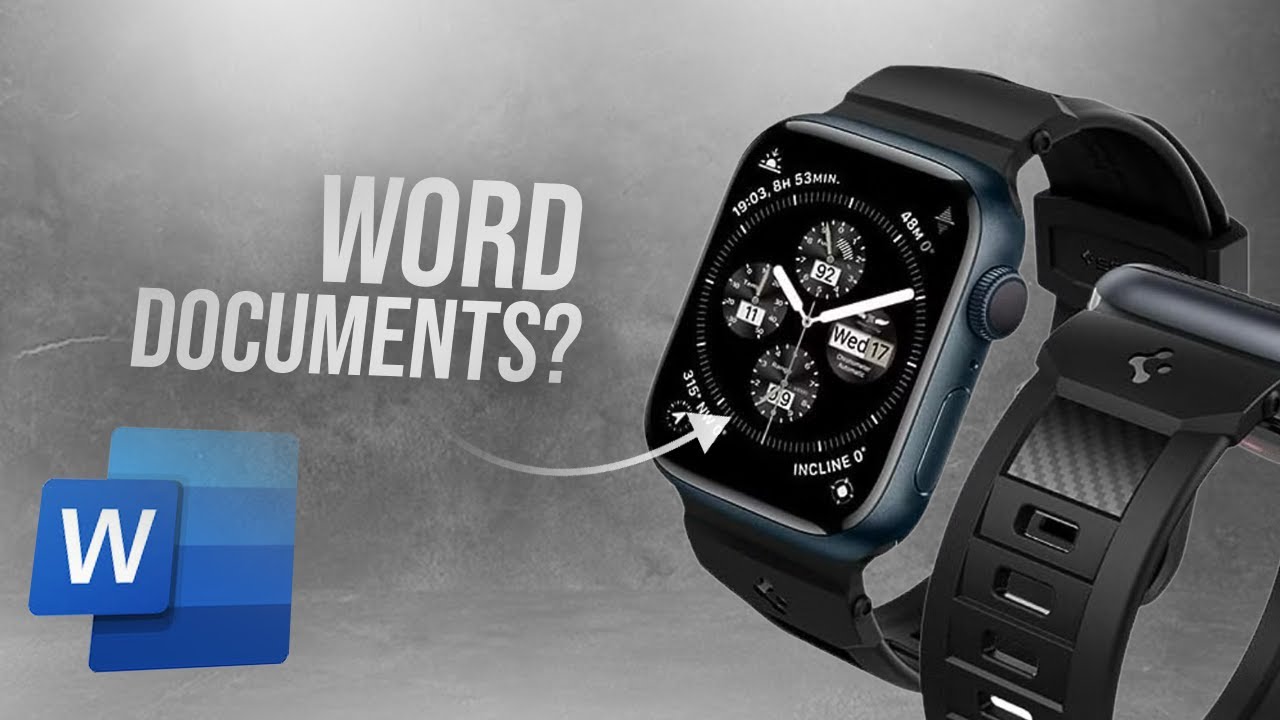 How to See Word Docs in Apple Watch (tutorial) - YouTube