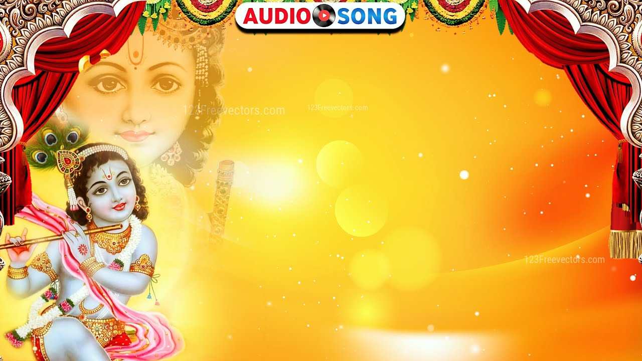 4k HD Background Video Effects ll Krishna janamastmi Bhakti background ...