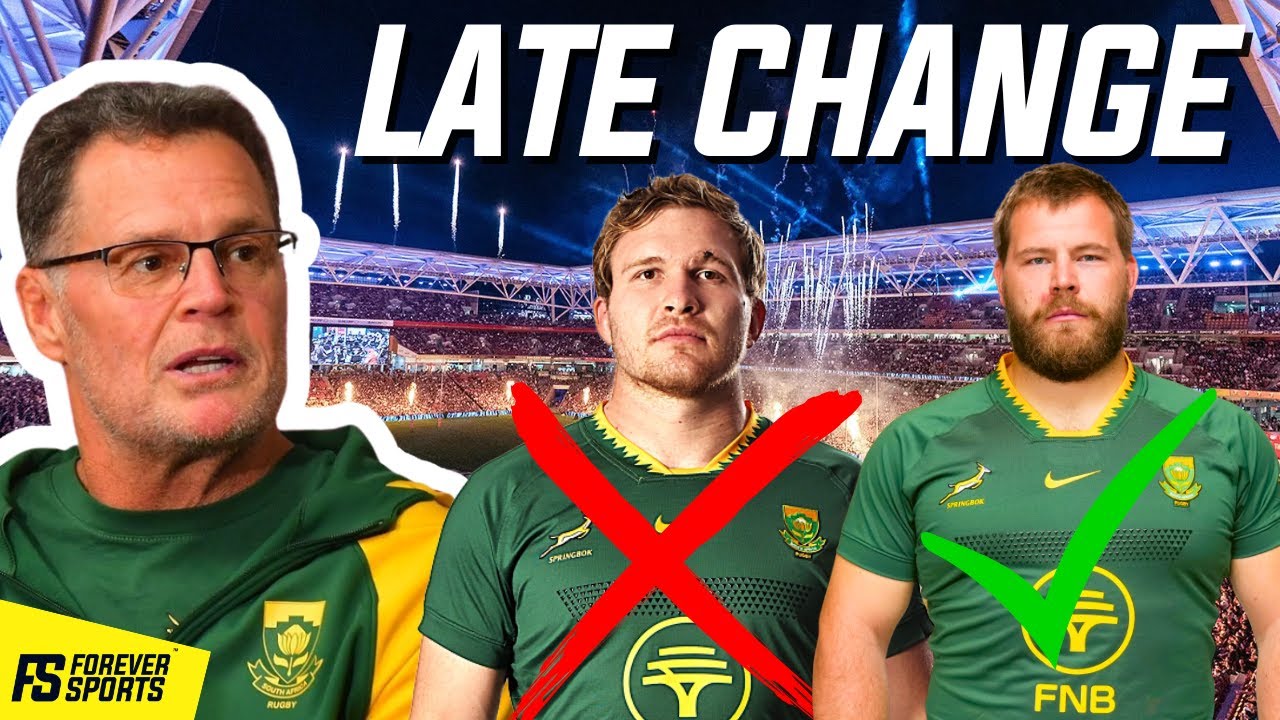 Springboks Make LAST MINUTE Change for Wallabies Match! - YouTube
