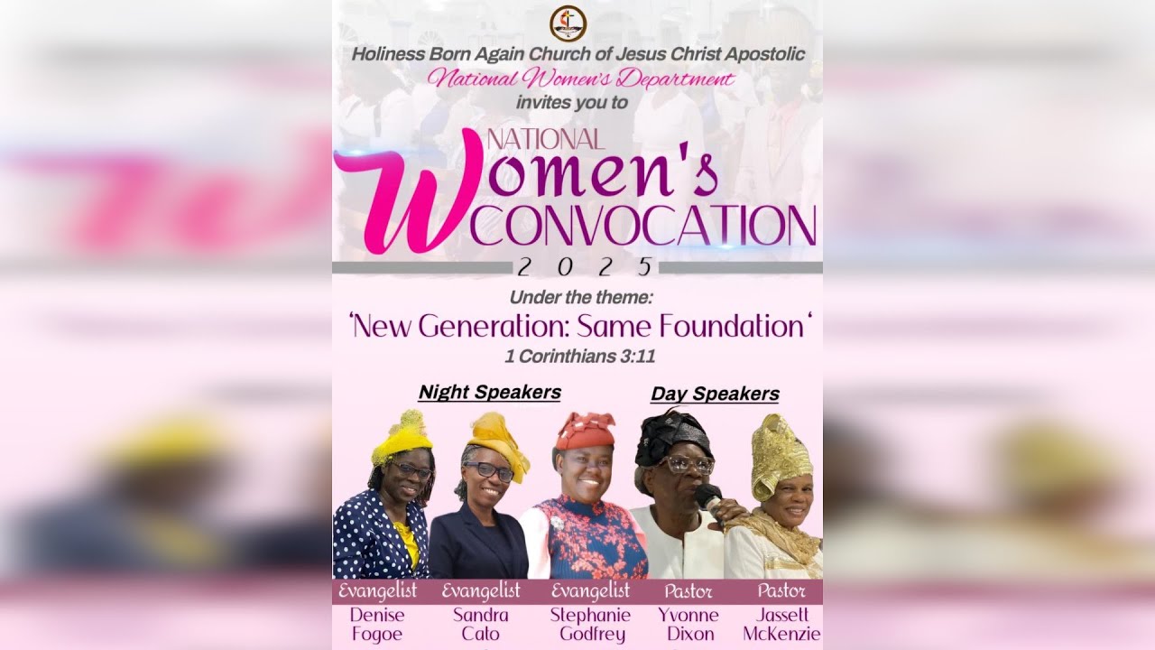 HBAC NWC 2025 - New Generation: Same Foundation, 1 Corinthians 3:11 ...