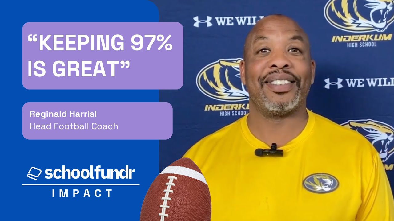 Schoolfundr Impact: with Reginald Harris, Head Football Coach at ...