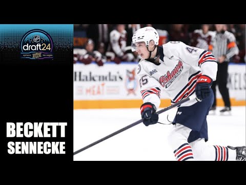 2024 NHL Draft : Beckett Sennecke - 23-24 Highlights - YouTube