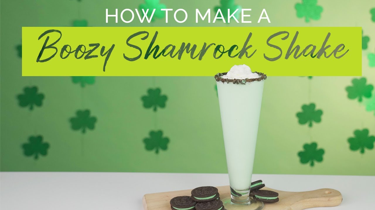 How to Make an Alcoholic Shamrock Shake - YouTube