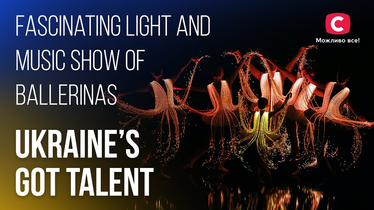 🎭Fascinating light and music show of ballerinas – Ukraine's Got Talent ...