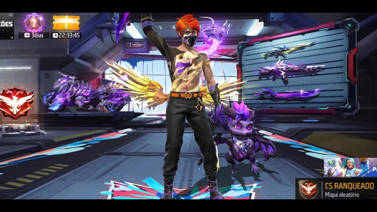 Free Fire : Cs Subindo Elite Ao Vivo - YouTube