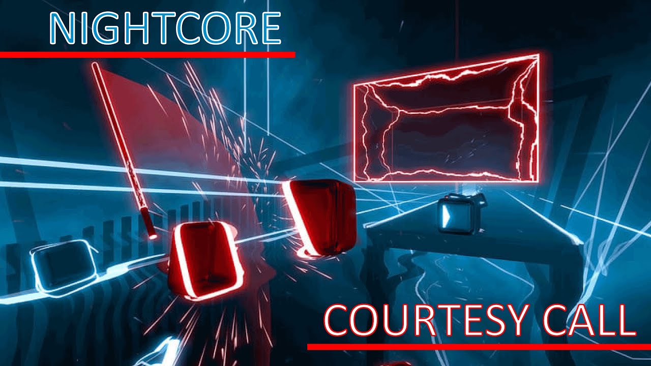 Beat Saber | Courtesy Call - NightCore | Expert + | Rank [SS] - YouTube