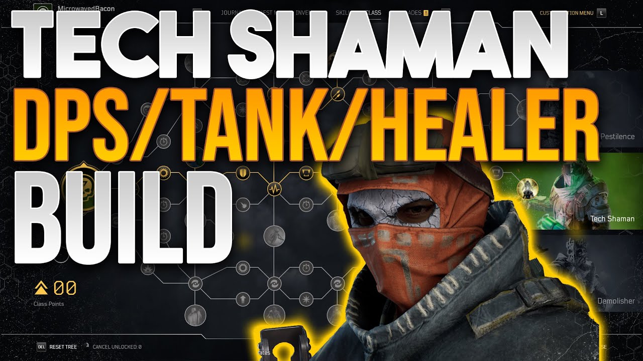 Outriders Technomancer Build! Tech Shaman DPS Tank Healer For Endgame ...