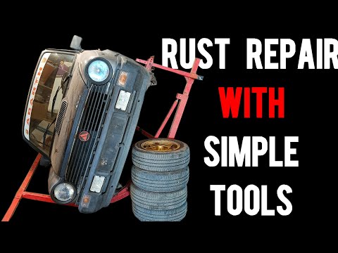 Lancia A112 ABARTH | Rust Repair & DIY Bodywork with Auto VIP Flip Machine!