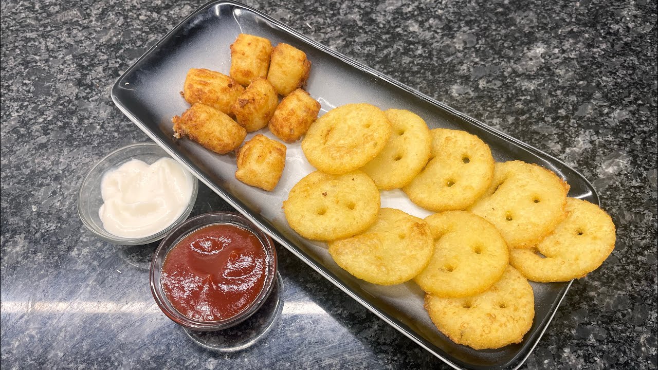 Potato smiley & Potato Bites recipe |mccain smiles recipe | how to make ...