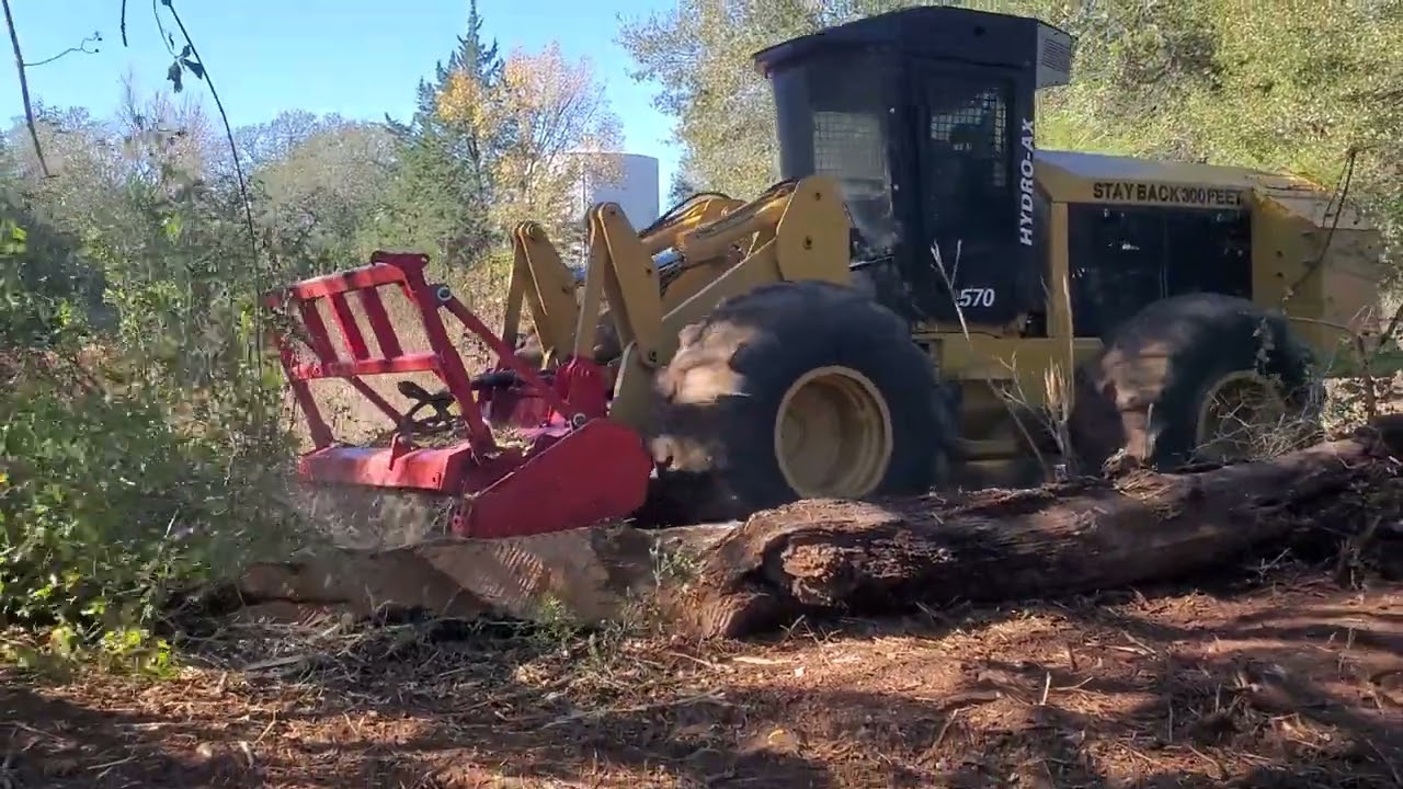 Hydro-Ax 570 Fecon Bullhog Mulcher - YouTube