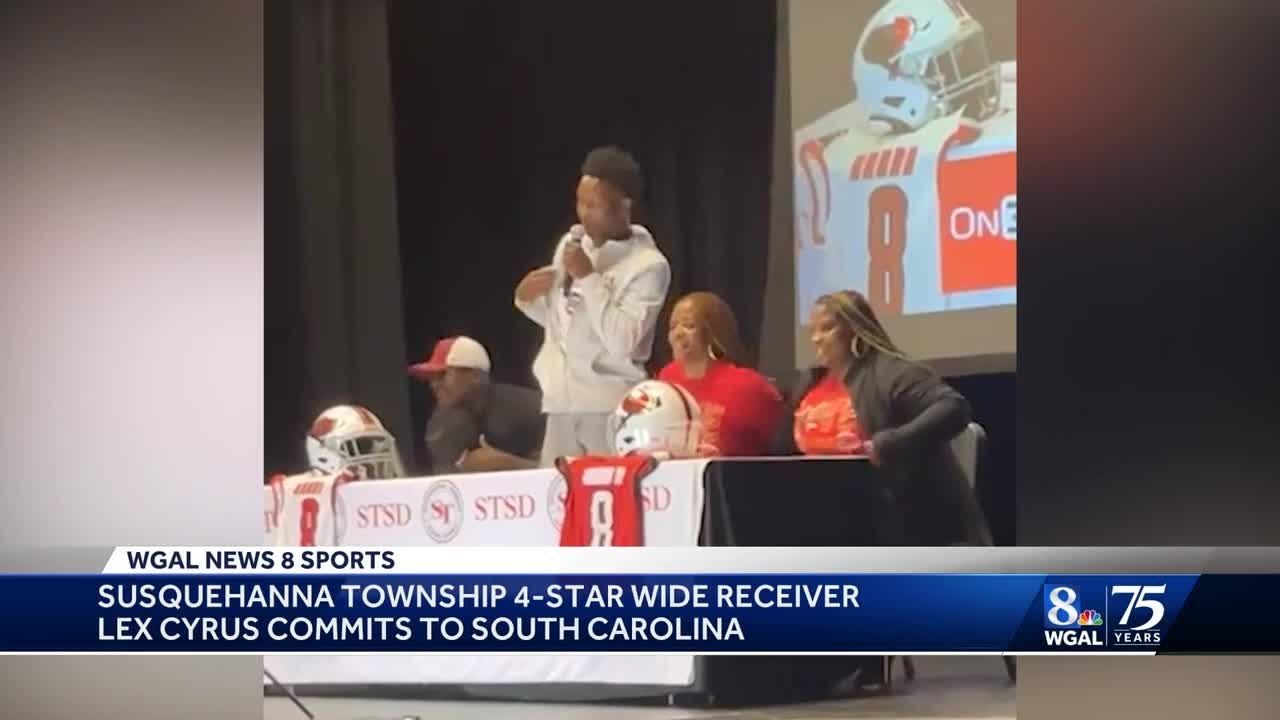Four-star wide receiver Lex Cyrus commits to South Carolina - YouTube