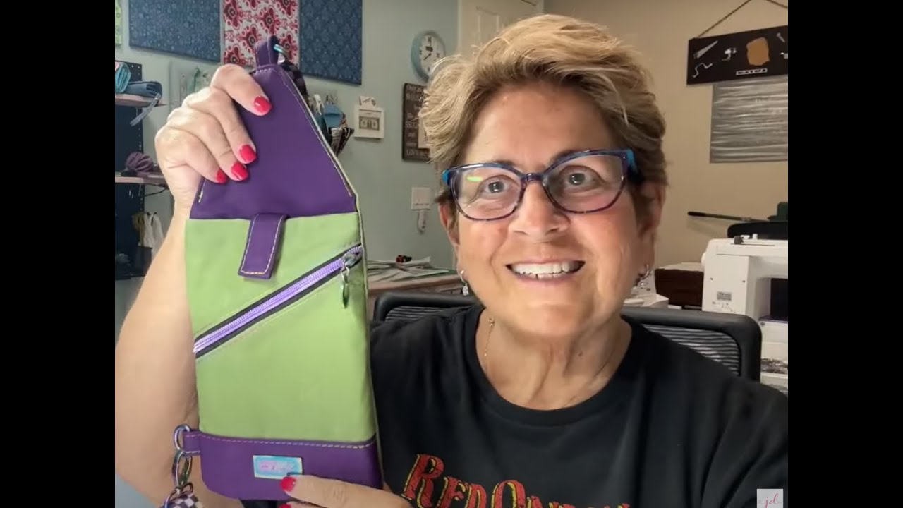 Let's Make the Mini Traveler Sling Pouch - Cutting it Out and Sewing it ...