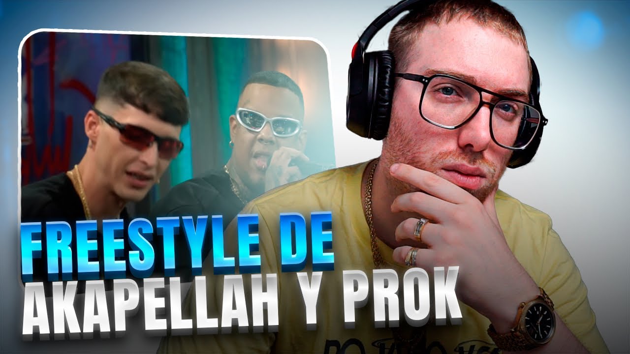 RODRIGO QUESADA REACCIONA A AKAPELLAH Y PROK TIRANDO FREESTYLE EN LA ...