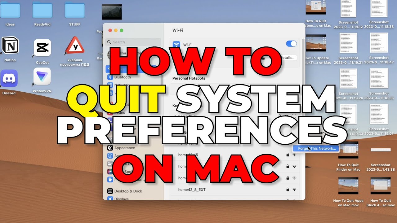 How To Quit System Preferences on Mac - YouTube