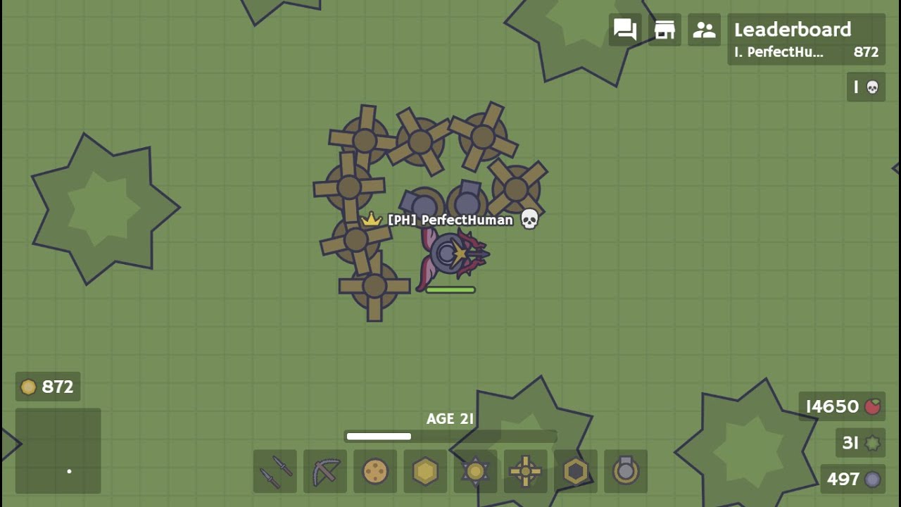 Getting the ruby crossbow in MooMoo.io - YouTube