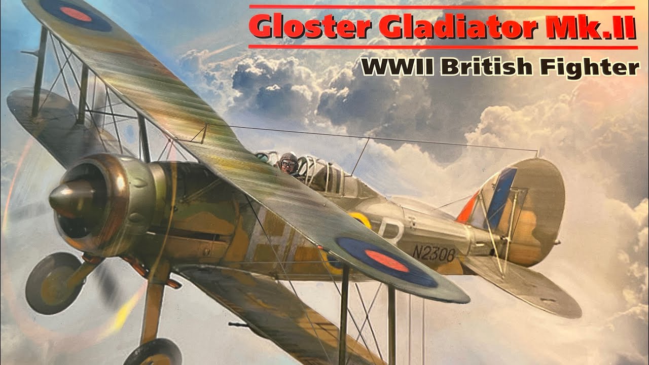 Gloster Gladiator 1/32 scale plastic model. Part 2 - YouTube