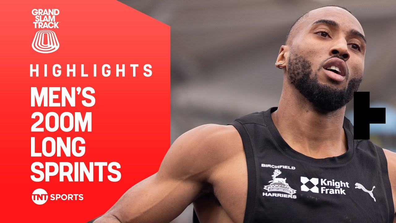 Matthew Hudson-Smith DOMINATES! ⚡ | Men's 200m Long Sprints Race 2 ...