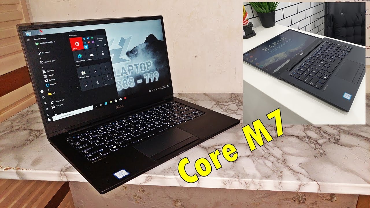 Review Laptop Dell Latitude 7370 Ultrabook Core M7 - YouTube
