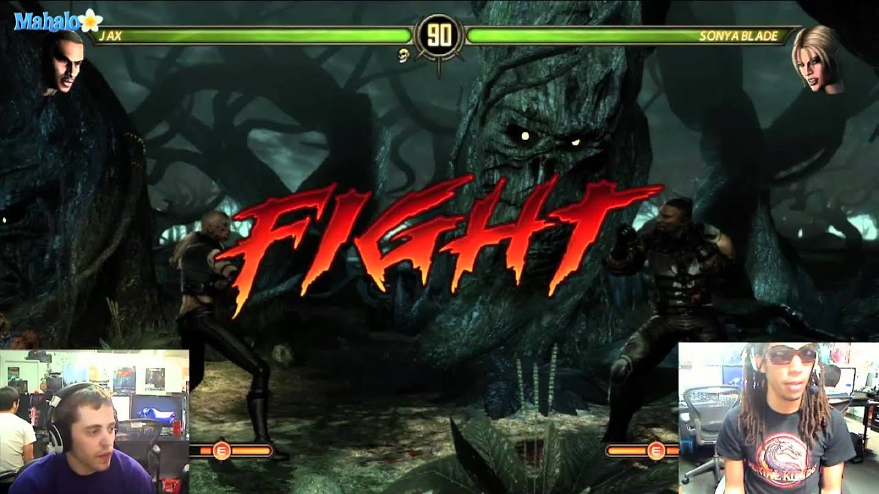 Mortal Kombat Live Jax Vs Sonya - YouTube