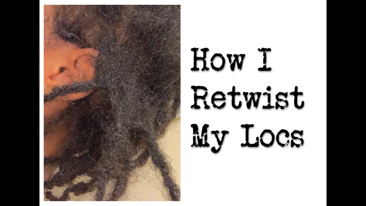 How I Retwist My Starter Locs | Separating Locs | 3 Months - YouTube