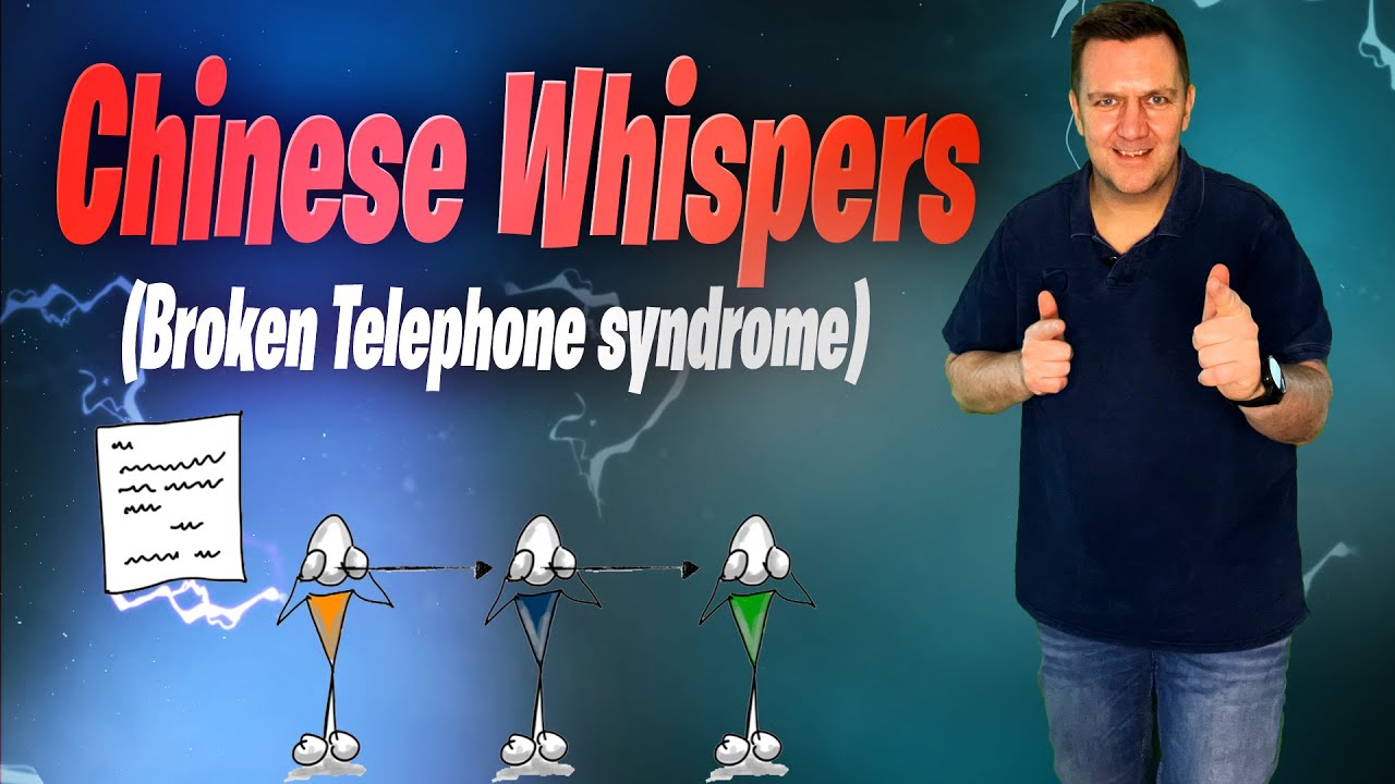 The effects of the Chinese Whispers or Broken Telephone syndrome in ...