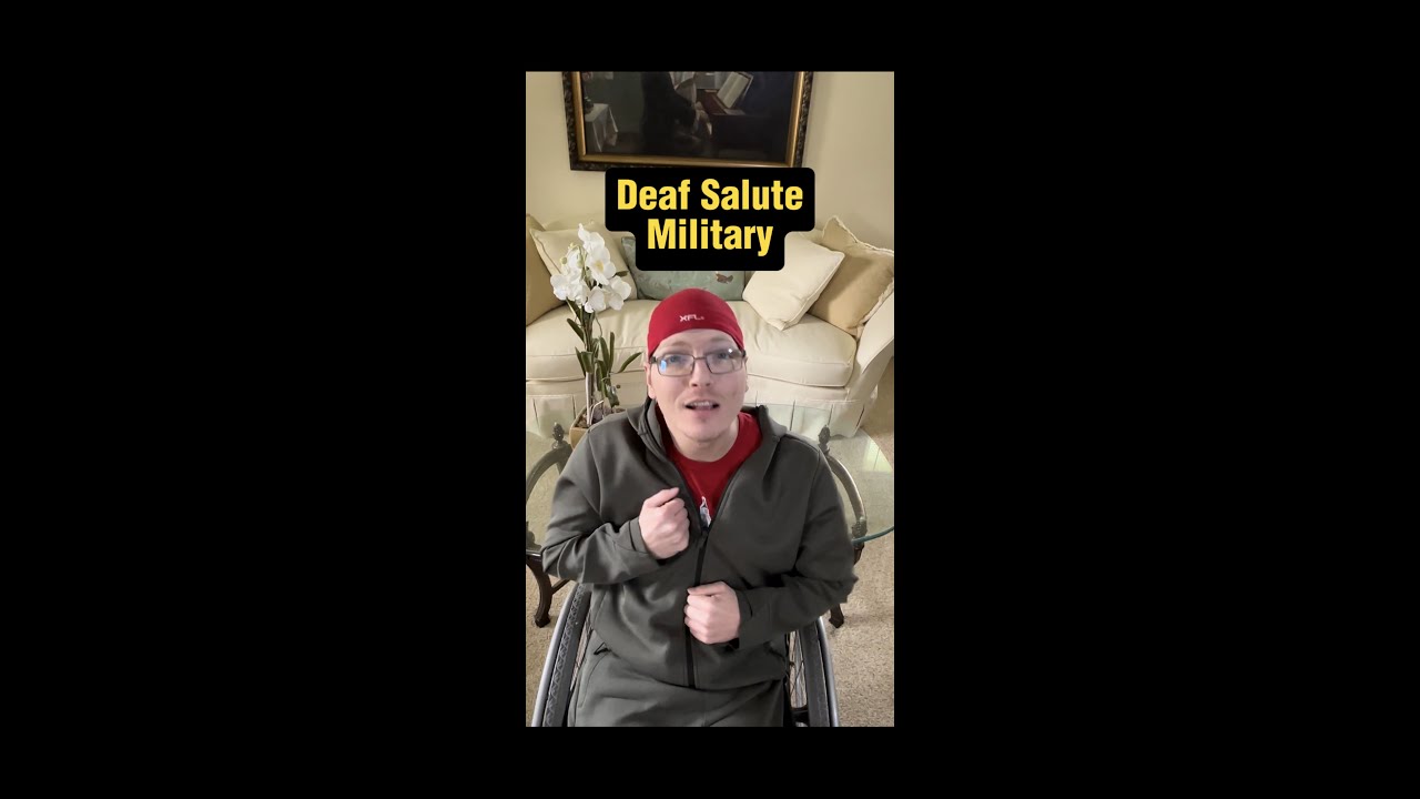 Deaf Salute Military - YouTube