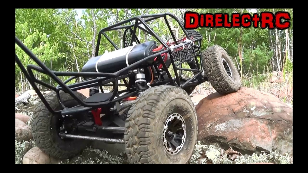 Custom RC Xtra Speed chassis with SCX10 axles - DirelectRC - YouTube