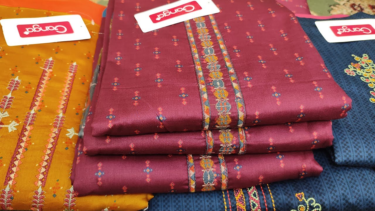 latest Digital printed Indian Ganga three piece collection 2022 ...