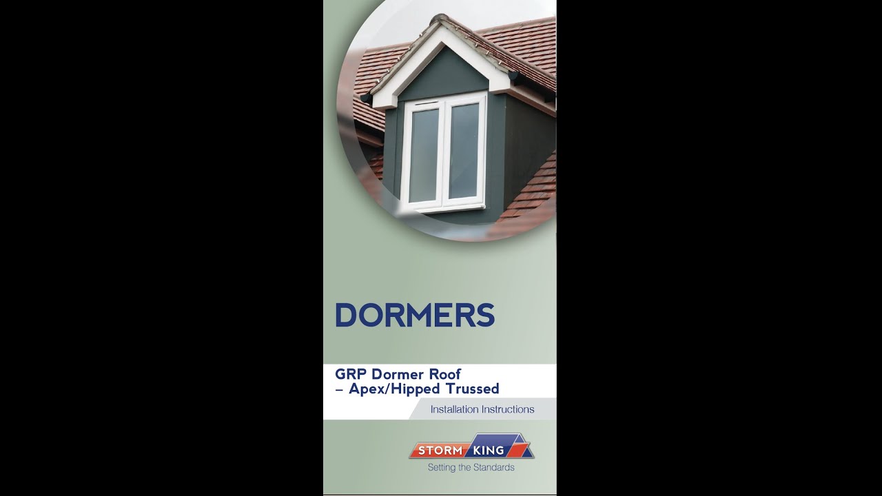 New Stormking Ltd GRP Dormer Roof - GRP Apex-Hipped Trussed Top Dormer ...