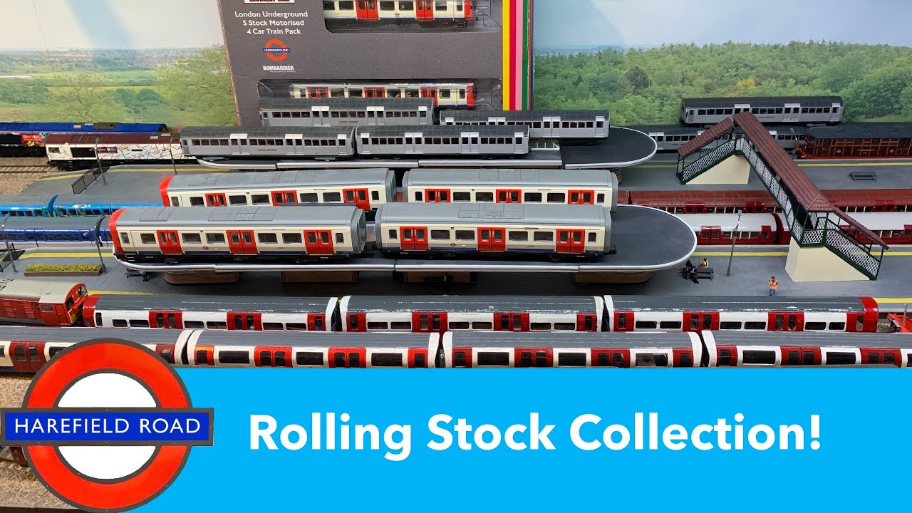 My HUGE London transport model collection!! Tube trains at Harefield ...