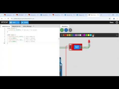 Tutorial wokwi relay - YouTube