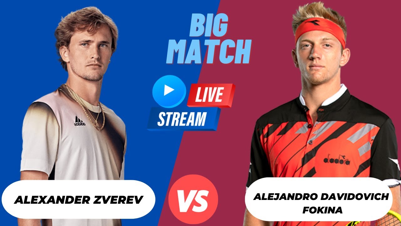 ATP LIVE ALEXANDER ZVEREV VS ALEJANDRO DAVIDOVICH FOKINA ATP BEIJING ...