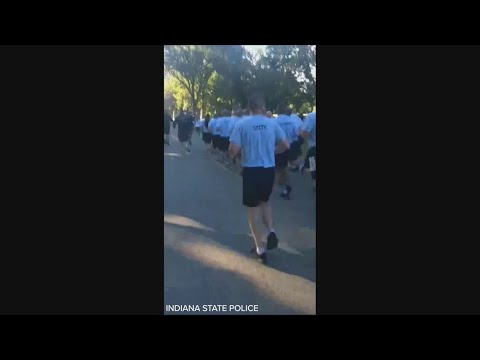 Trooper Aaron Smith leading a Deputy Jason Baker Memorial Run in 2018 ...