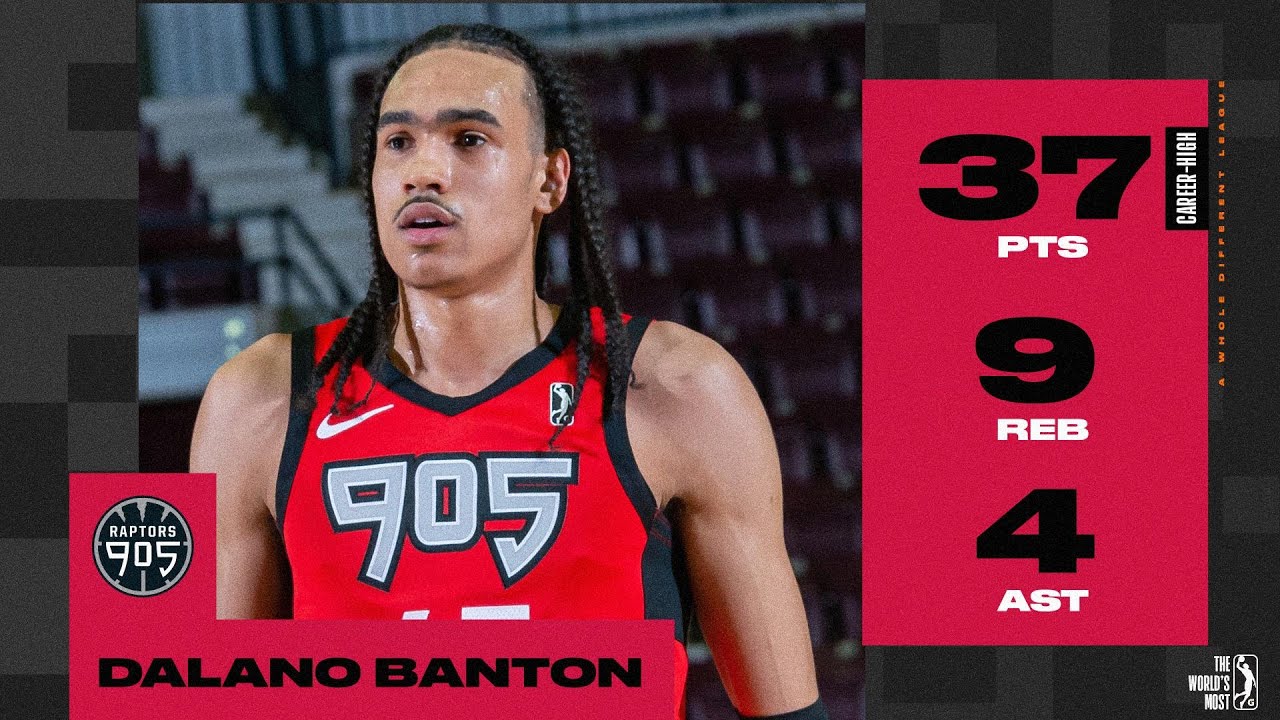 Dalano Banton Drops A CAREER-HIGH 37 PTS & 9 REB In Win Over Wolves ...
