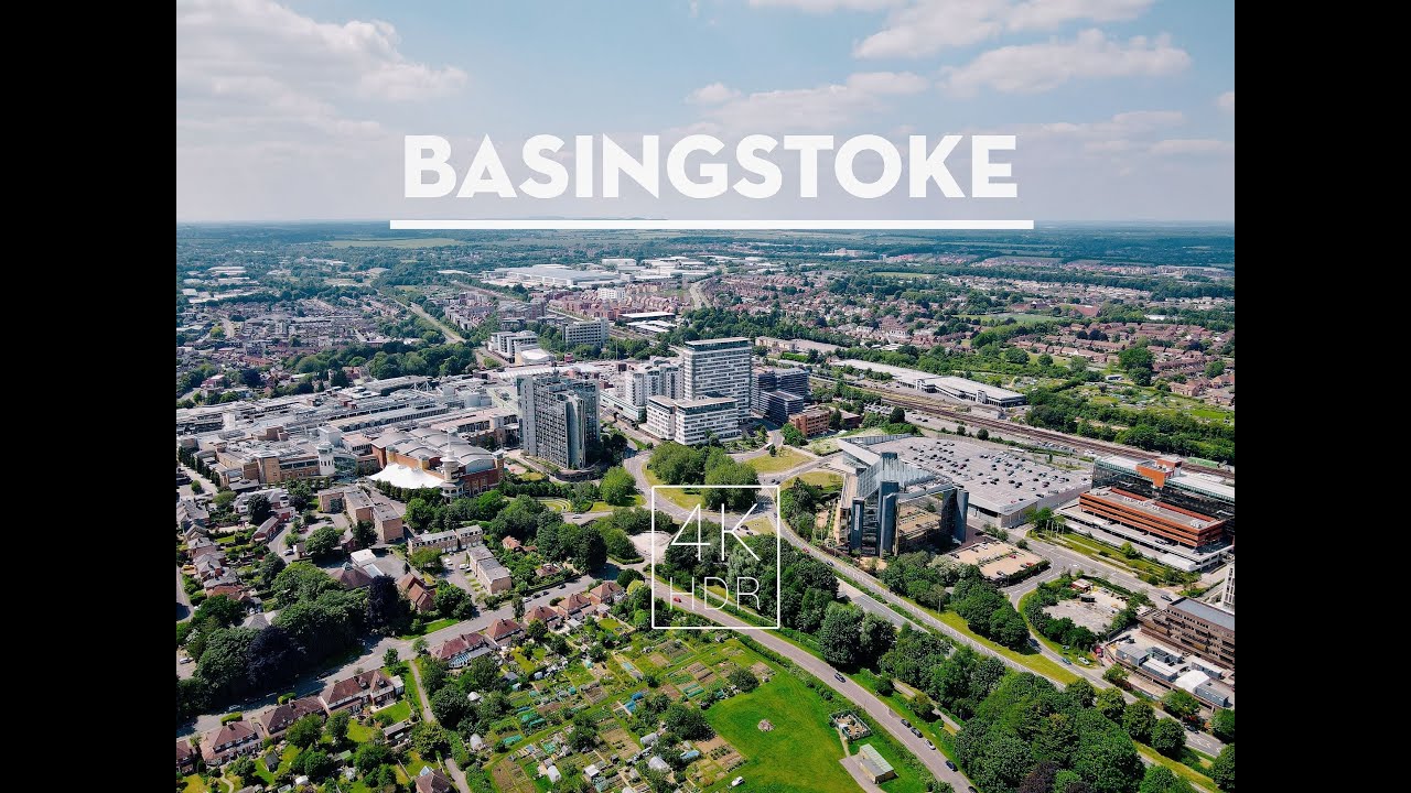 The Beauty of Basingstoke from the Air | 4K Cinematic Drone | England ...