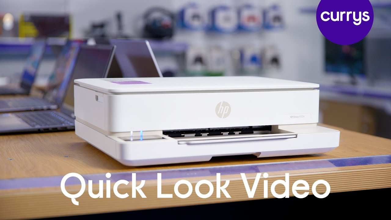 HP Envy 6120e All-in-One Inkjet Wireless Printer with Fax - Quick Look ...