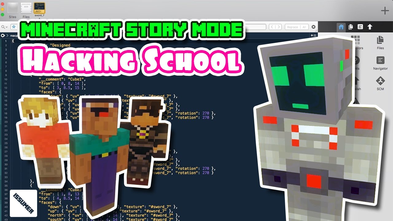 MCSM Hacking School - Minecraft Story Mode Themed Animation(Machinima ...