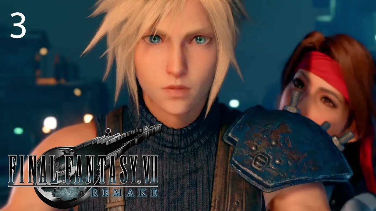 Motorcycles & Bad Guys! Let's Play Final Fantasy VII Remake Part 3 Ch 4 ...