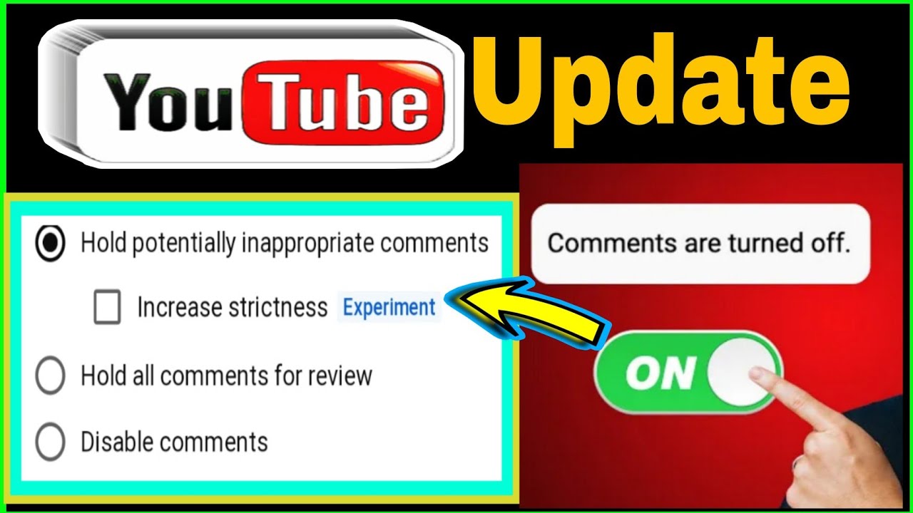 How to turn on comments on youtube | how to enable comments on youtube ...