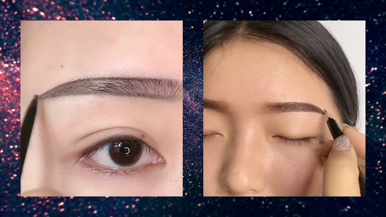 How should small fresh girls paint their eyebrows? - YouTube