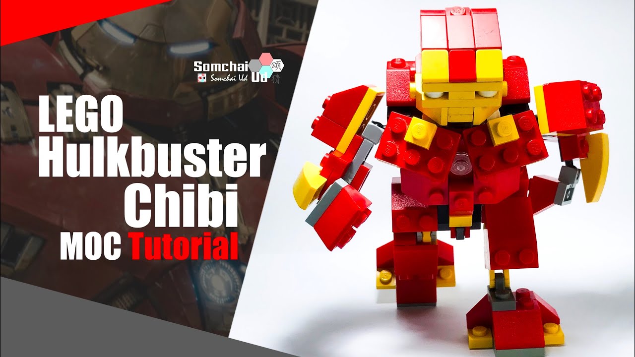 LEGO Hulkbuster Chibi MOC Tutorial | Somchai Ud - YouTube