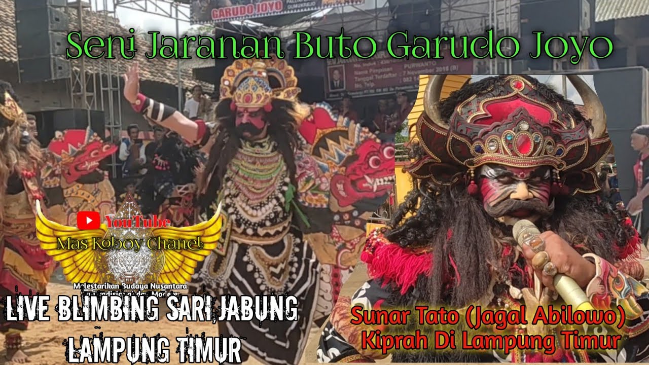 Sunar Tato Kiprah Di Lampung Timur //Jaranan Buto Garudo Joyo Live Desa ...