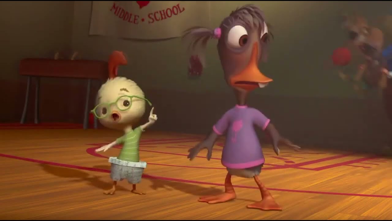 CHICKEN LITTLE DODGEBALL SCENE - YouTube