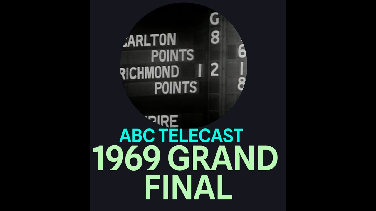 ABC entire telecast of 1969 VFL Grand Final - Richmond v Carlton. - YouTube