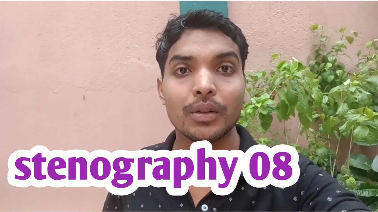 Stenography 08 class video| full notes and Pitman book - YouTube