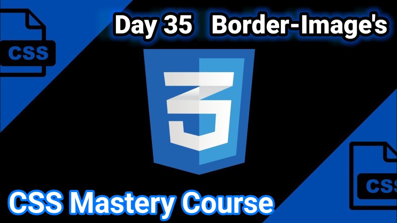 Style Border images in Day 35 Css Mastery Course in Hindi - YouTube