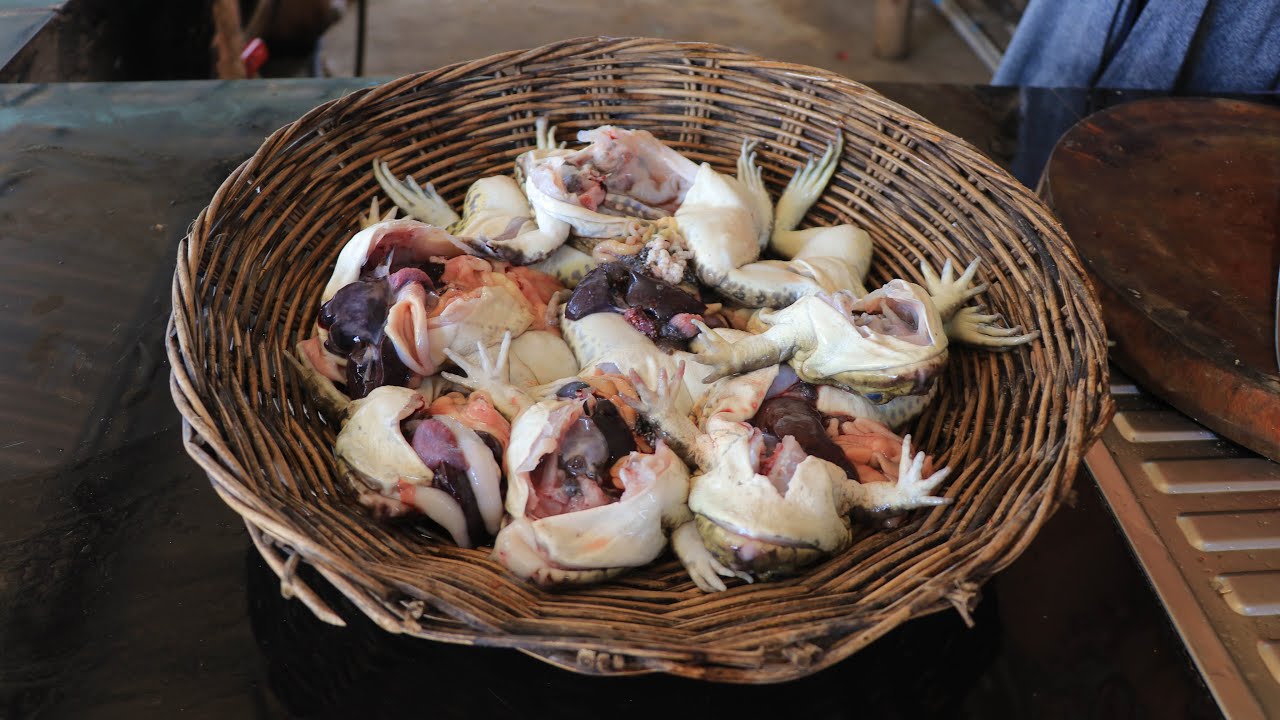 Meeting Frog in Farm And Cooking Eat - YouTube