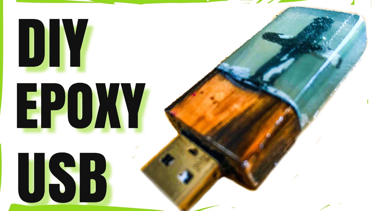 How to make resin flash drive / ART RESIN - YouTube